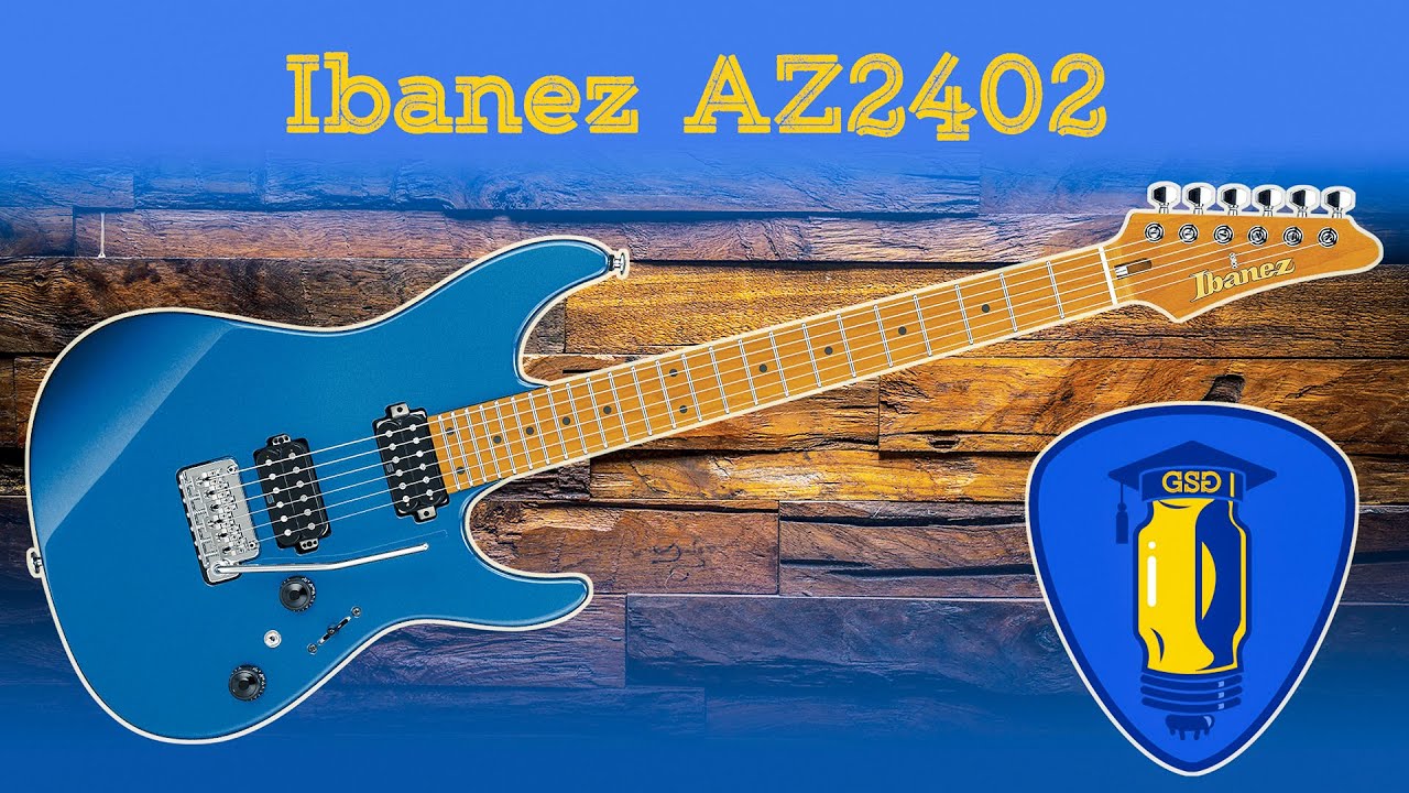 Обзор гитары AZ2402 от компании Ibanez - YouTube