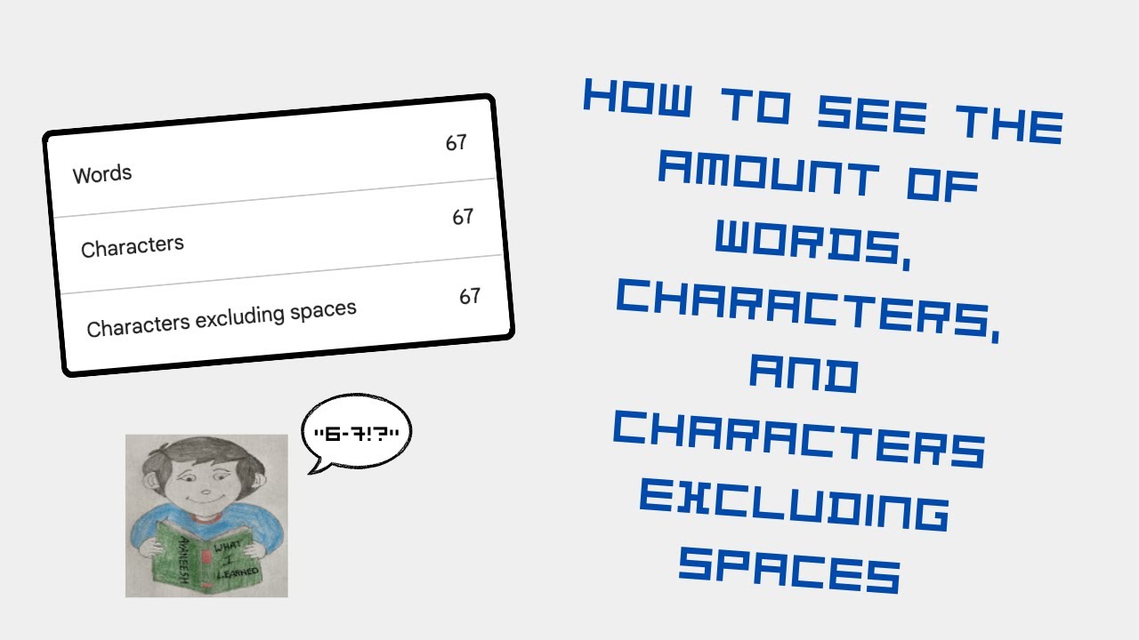 How to see how many words you have written in Google Docs - Avaneesh ...