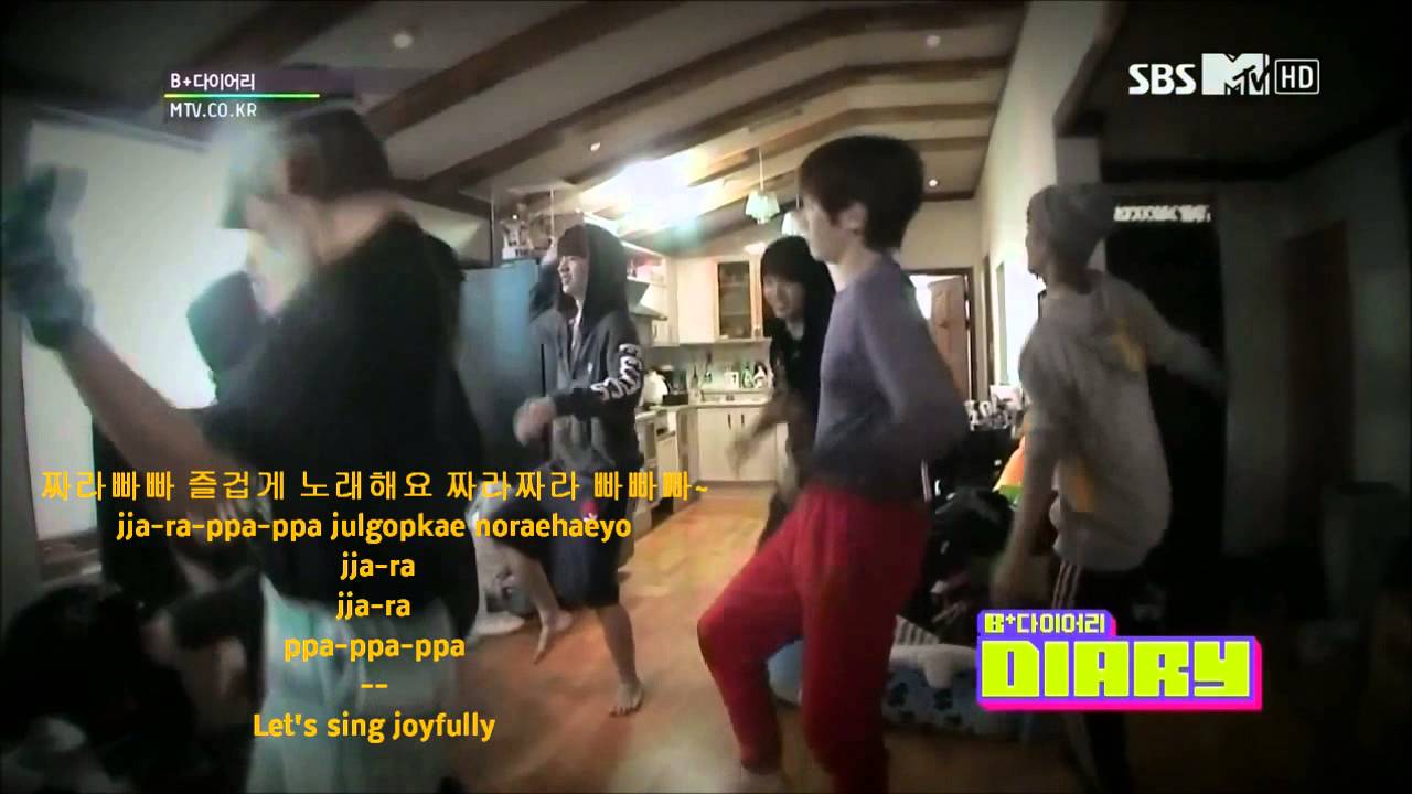 (SUBBED) BTOB "짜라빠빠" DANCE (B+DIARY EP 4 CUT) - YouTube