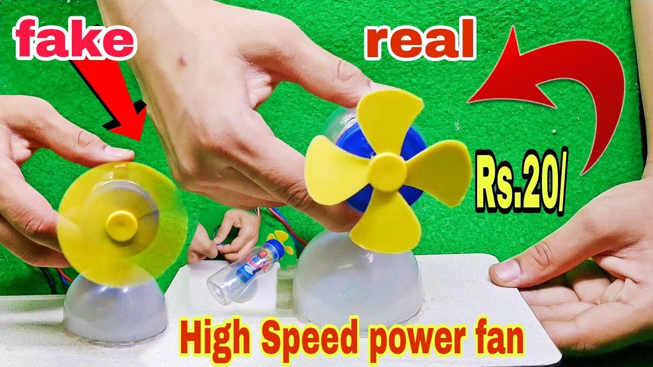 How to make EASY electric Fan with DC MOTOR #dcmotor #electricfan #diy ...