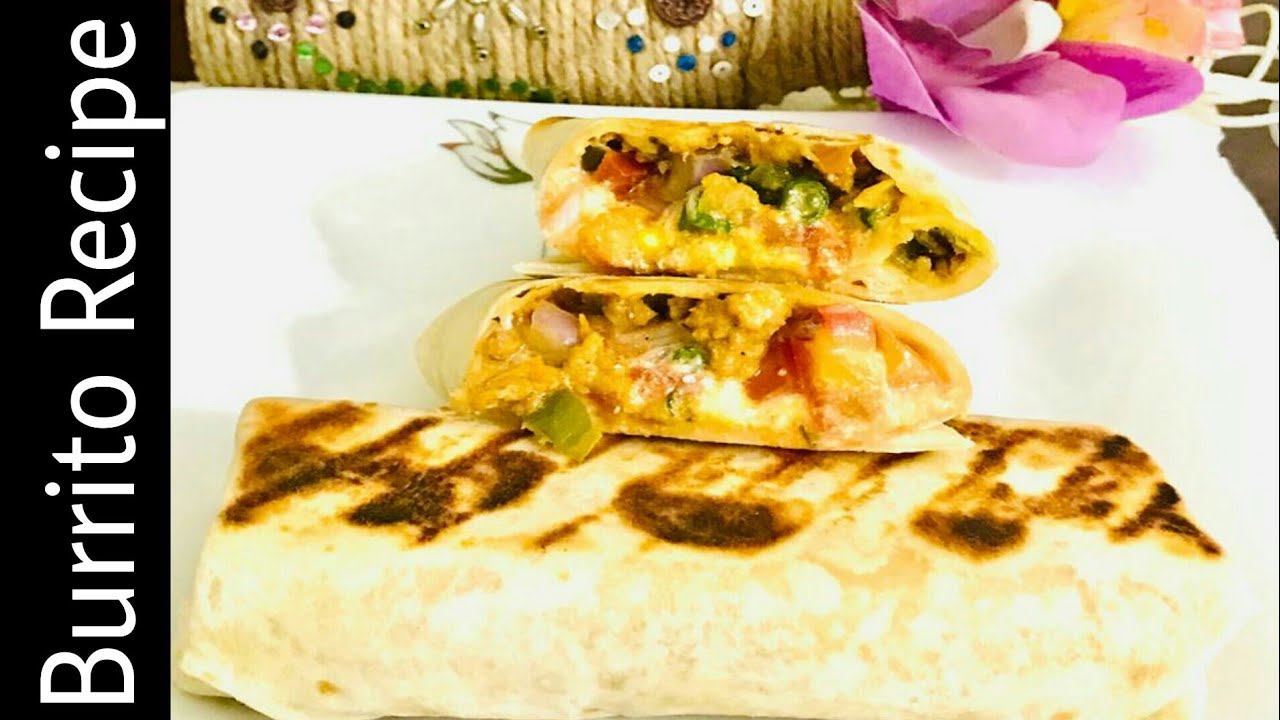 How To Make Mexican Burrito Recipe| Homemade Burrito & Tortilla Recipe ...