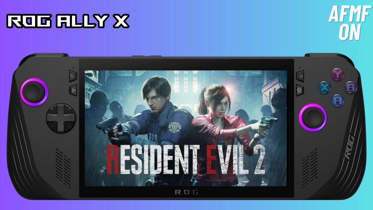 Asus Rog Ally X: Resident Evil 2 Remake Gameplay All TDP/Battery Life ...
