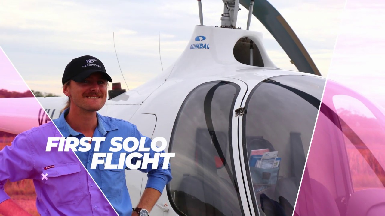 First Solo Flight, Redcliffe Airfield, Cabri G2 - Aeropower - YouTube