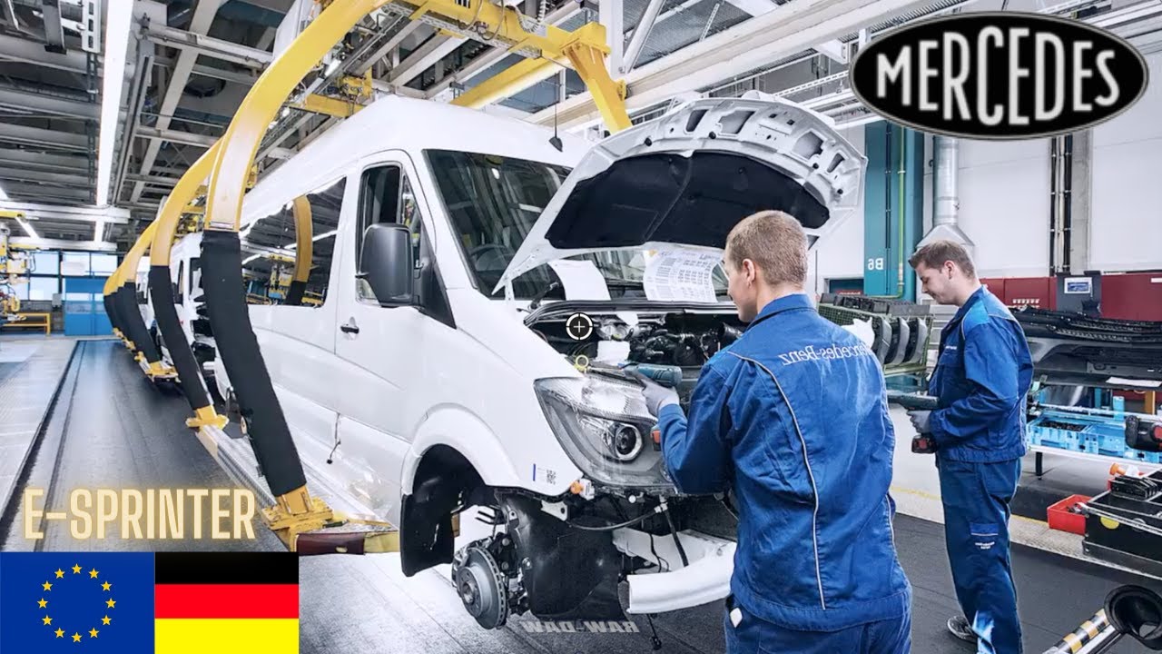 Mercedes e-Sprinter Van / 🇩🇪🇩🇪 Plant production and assembly car ...