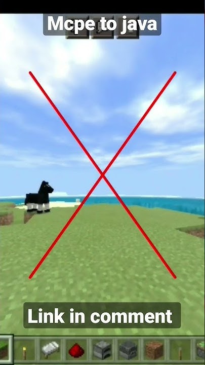 how to make mcpe look like java edition #shorts - YouTube