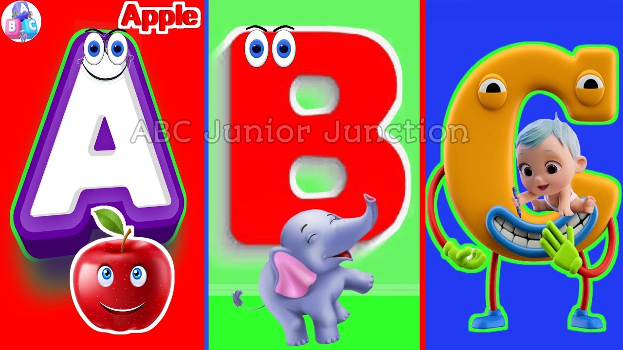 ABC Phonics Song / ABC Kid's Song / A for Apple / ABC Junior Junction ...
