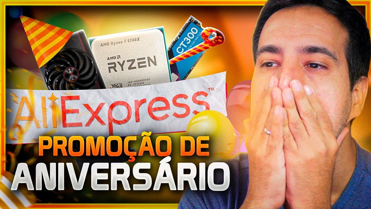 VAI COMEÇAR - PROMOÇÃO de ANIVERSÁRIO do ALIEXPRESS com os Menores ...