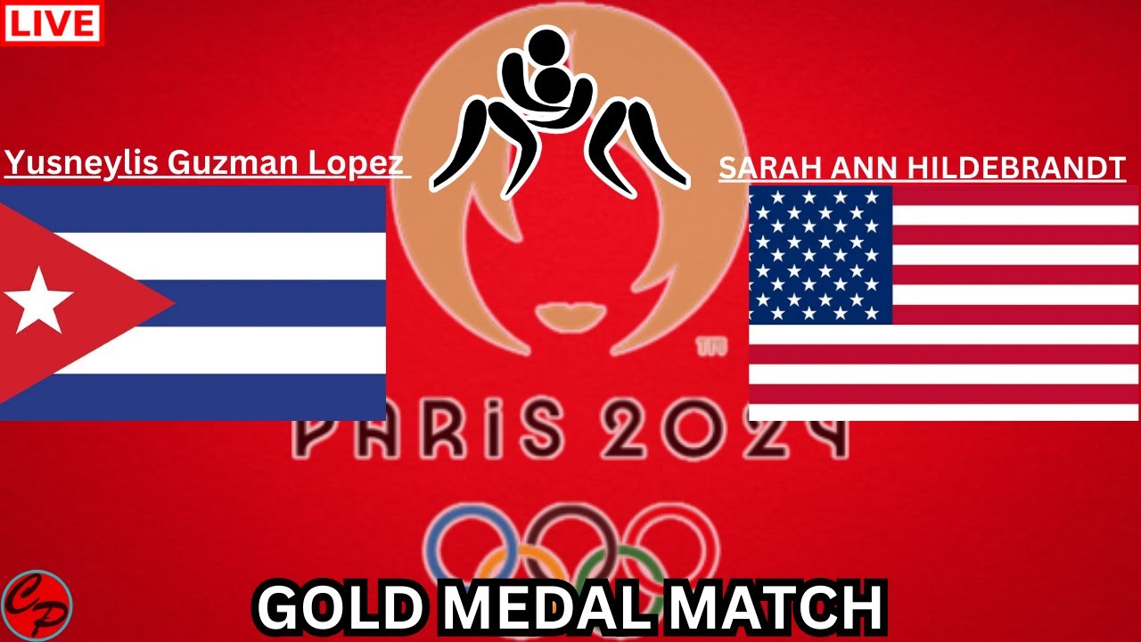 2024 PARIS OLYMPICS CUB YUSNEYLIS GUZMAN vs USA SARAH ANN HILDEBRANDT ...