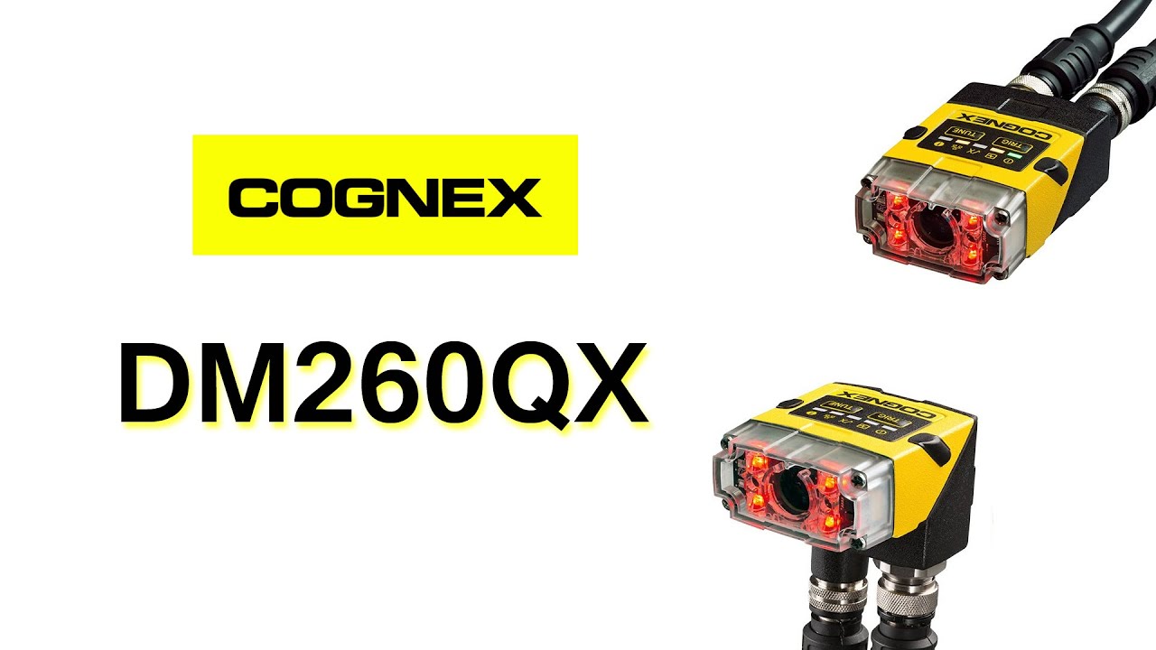 Считыватель кодов Cognex DataMan 260QX - YouTube
