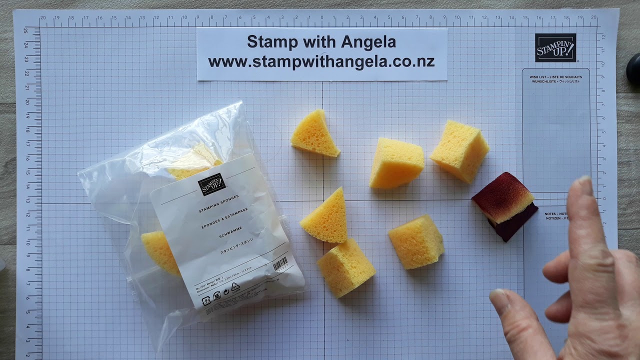 Using Stamping Sponges - YouTube