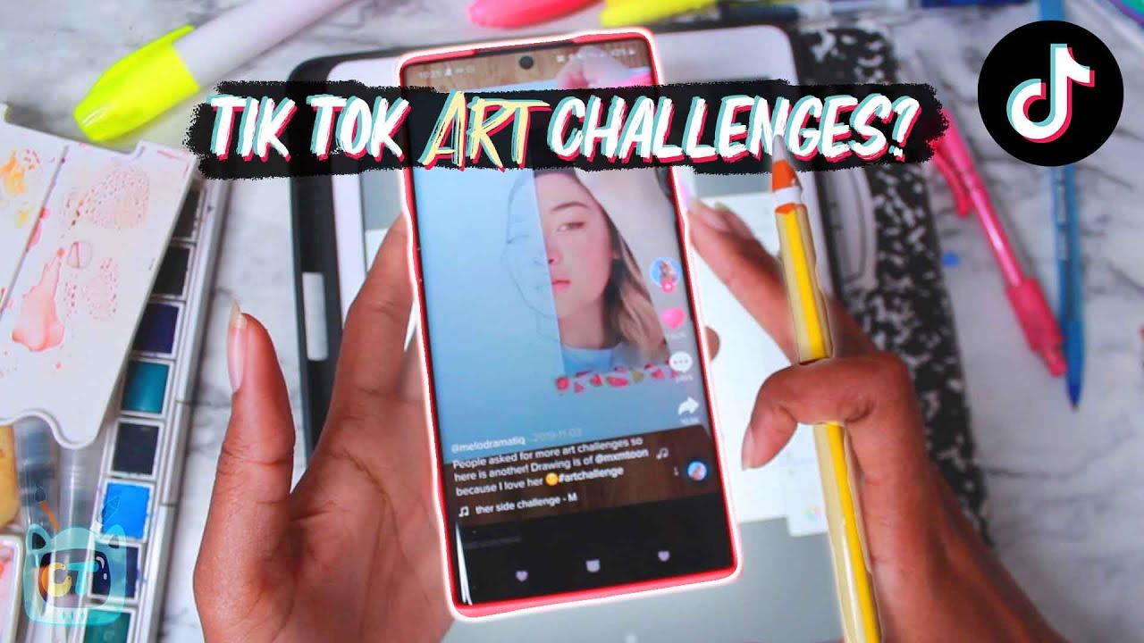 How Tik tok Art Challenges can SIGNIFICANTLY improve your art + Contest ...