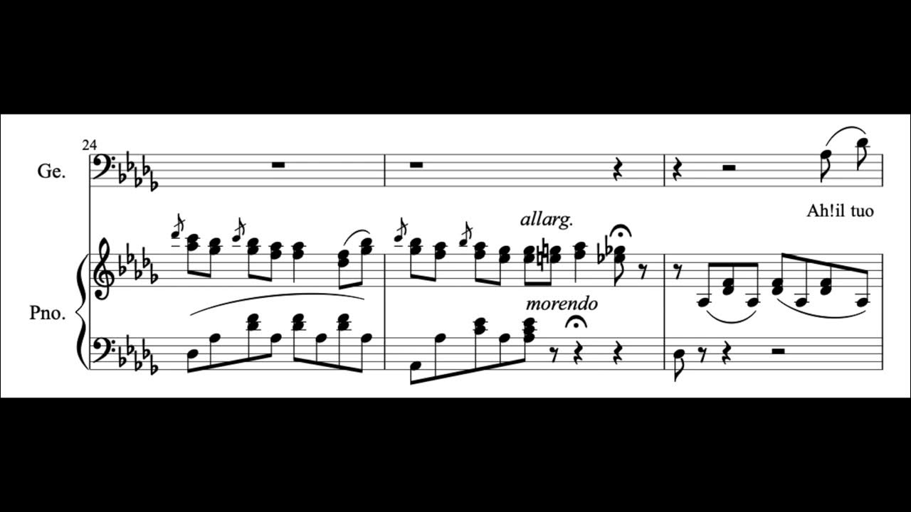 Di Provenza il mar, il suol (La Traviata - G. Verdi) Score Animation - YouTube