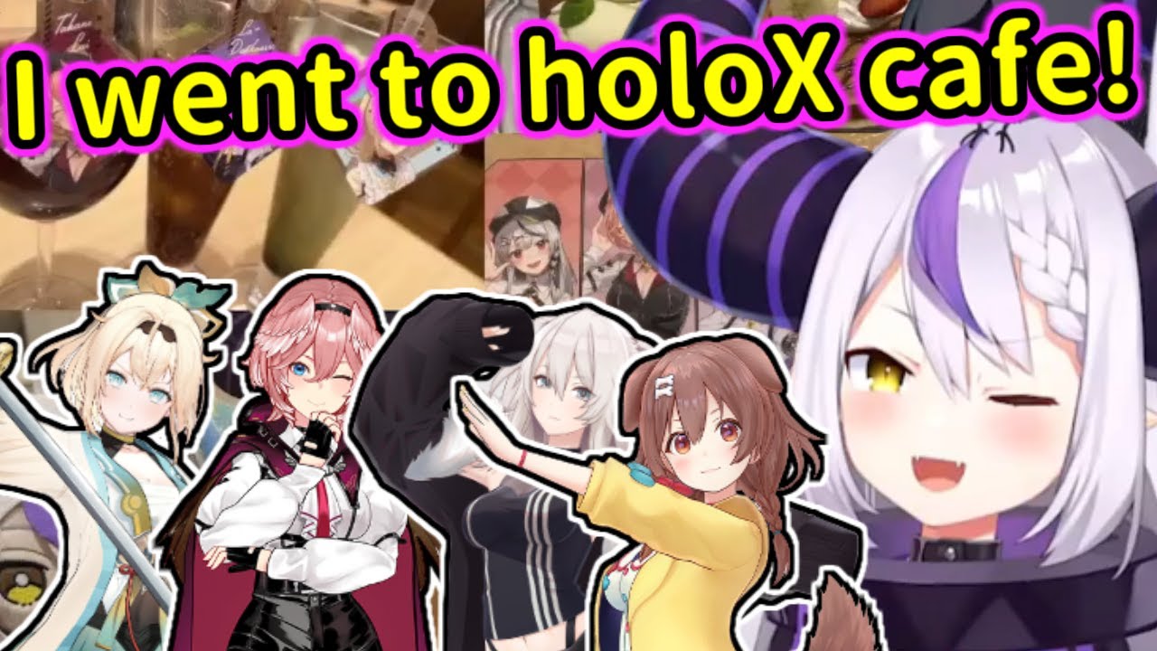 Laplus, We All Went To HoloX Cafe And Had Fun! [Hololive ENG-SUB] - YouTube