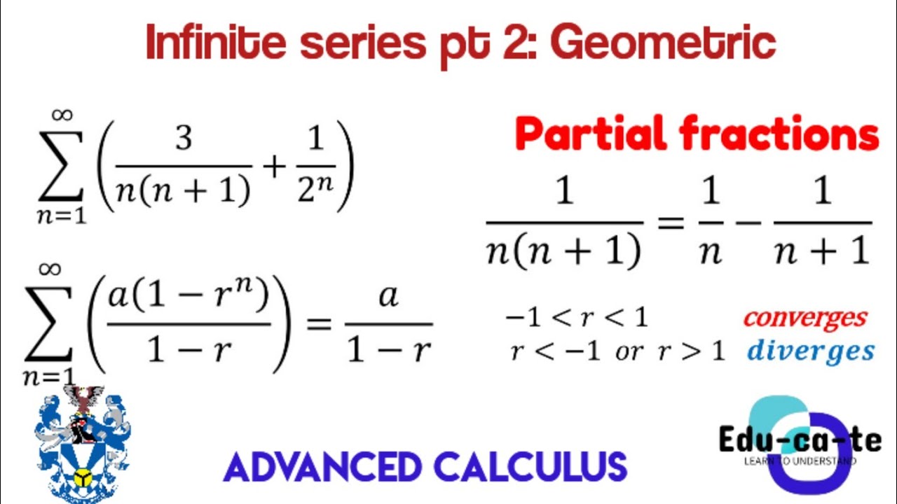 Infinite series pt 2 : Geometric series - YouTube