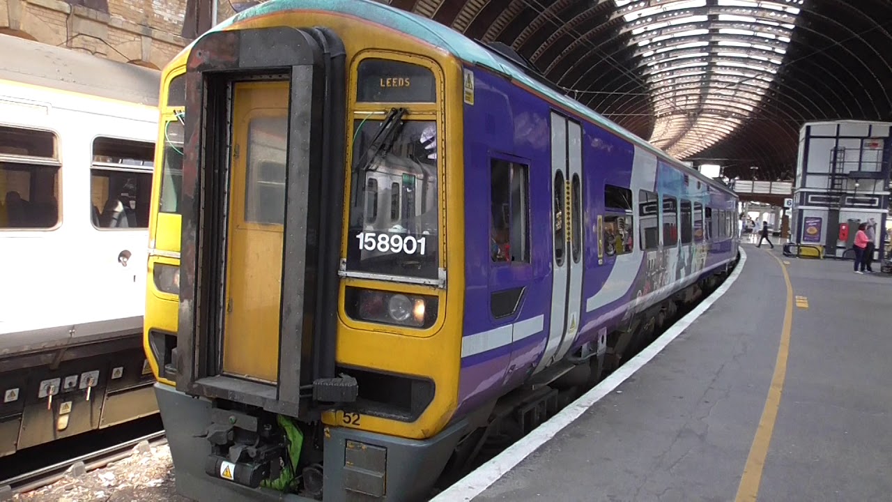 Northern Class 158901 Departure York for Leeds - YouTube
