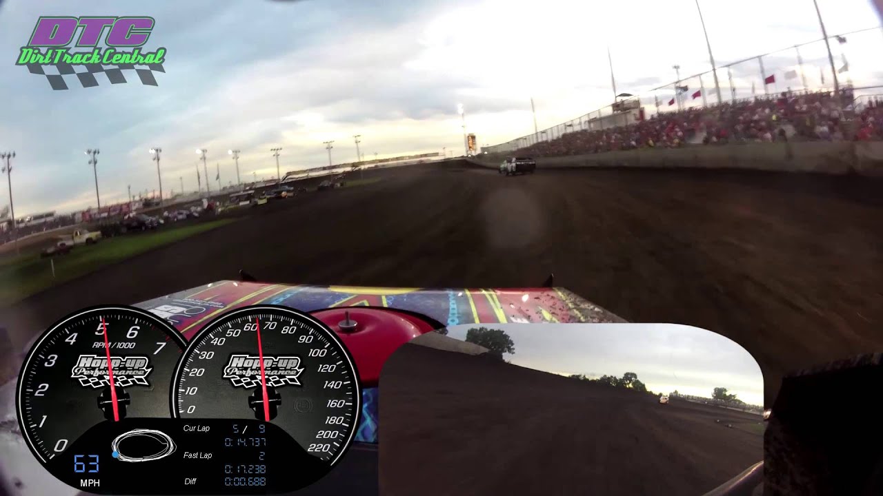 Tyler Frye Heat IMCA Super Nationals 9 1 14 - YouTube