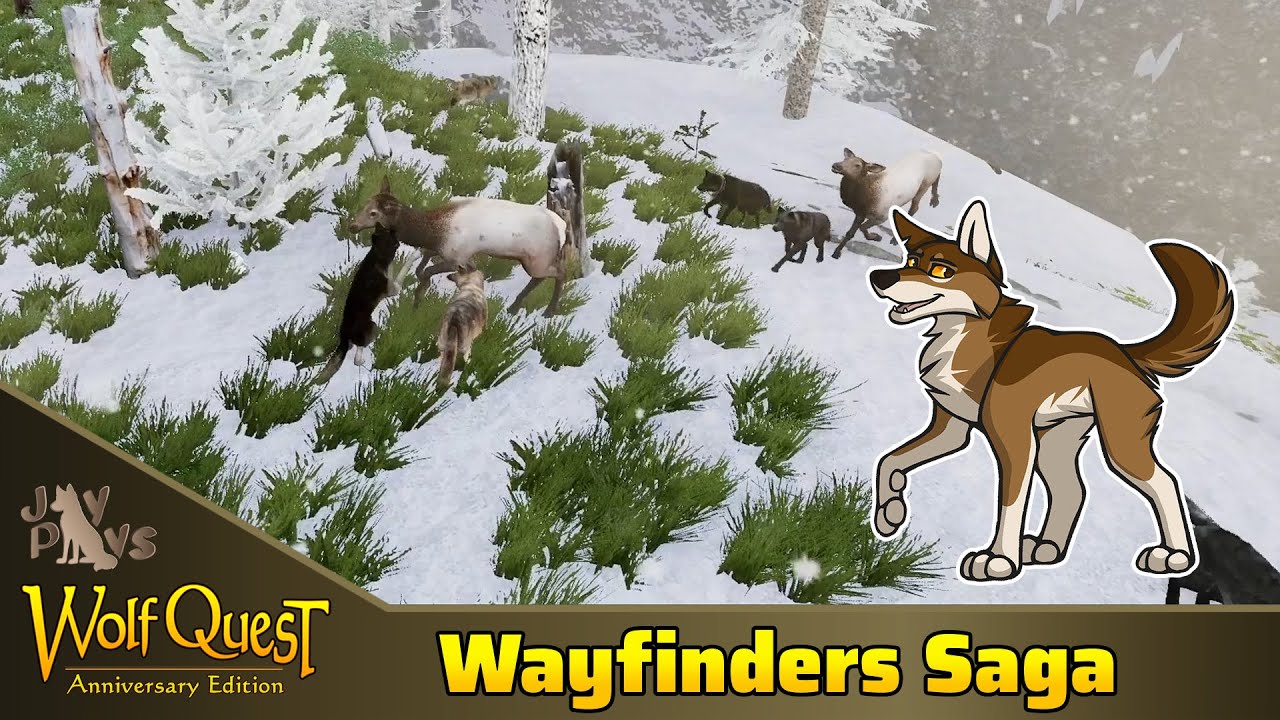 The Start of a Snowy New Year! | WolfQuest Wayfinders Saga Year 5 #1 - YouTube