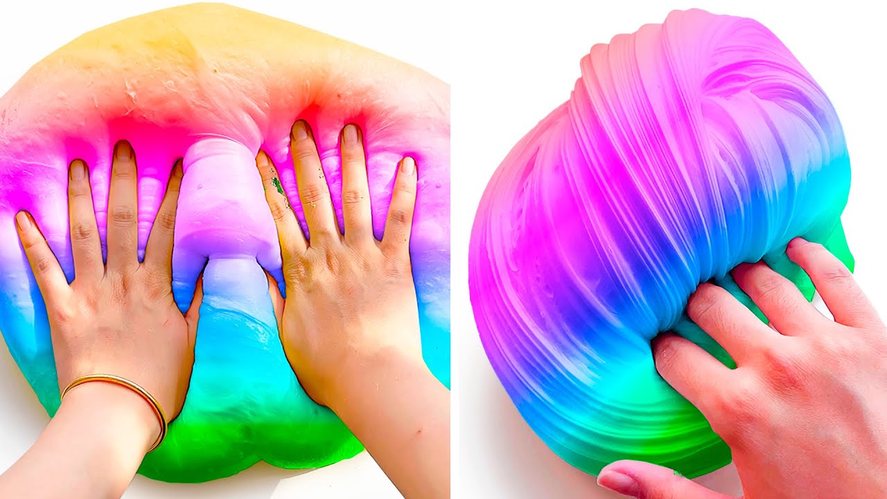 Oddly Satisfying Slime ASMR Video that Relaxes You Before Sleep - Most ...