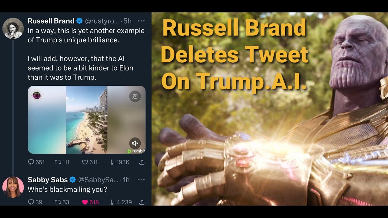 Russell Brand Deleted Tweet After Being Called Out By Sabby Sabs, HLM ...