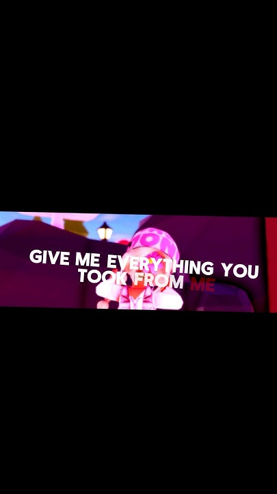 ⚠️flash Warning⚠️ Give Me Everything You Took From Me Roblox Capcut Too Fast Youtube