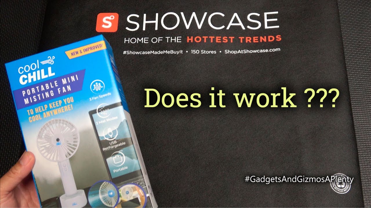 Showcase Shop Showcase Canada COOL CHILL PORTABLE MINI MISTING FAN ...