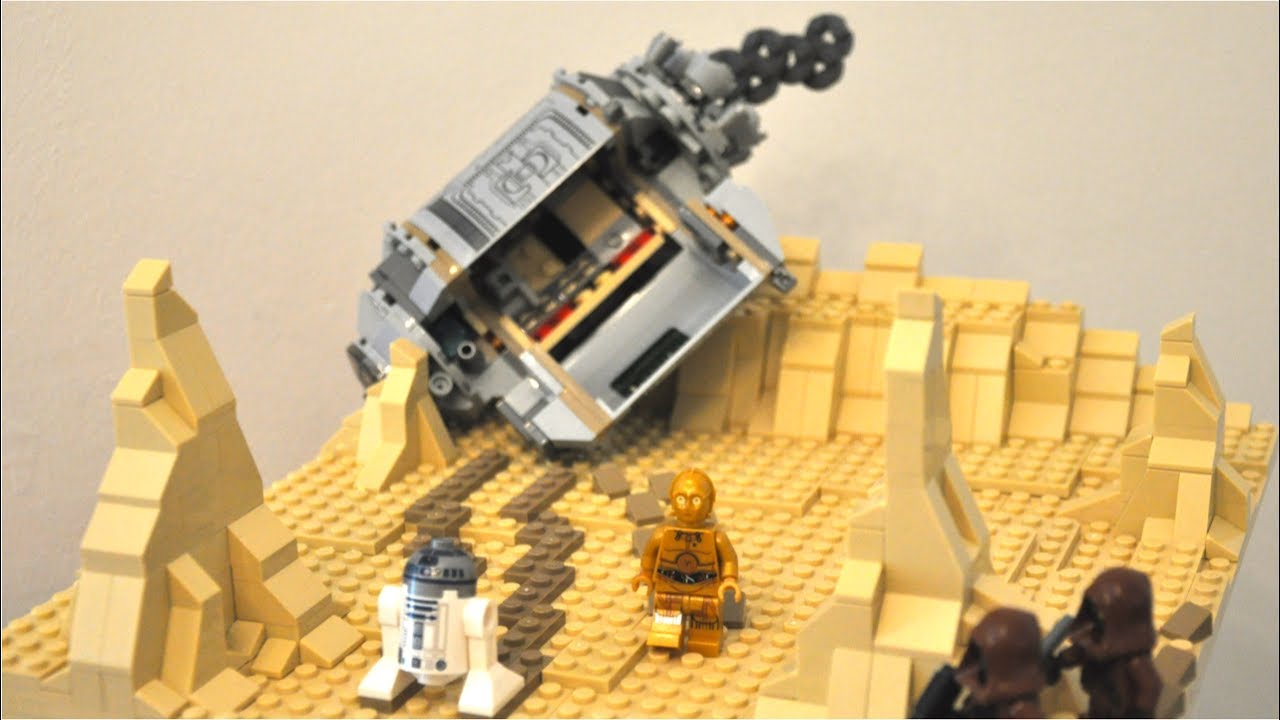 [MOC] LEGO Star Wars - Tatooine Droid Escape - YouTube