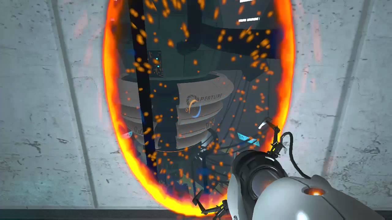 Portal GLaDOS fight - YouTube