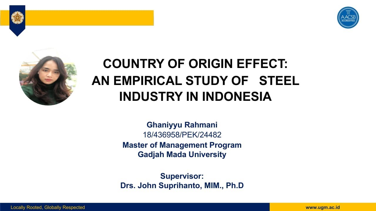 PRESENTASI SIDANG TESIS UGM - YouTube