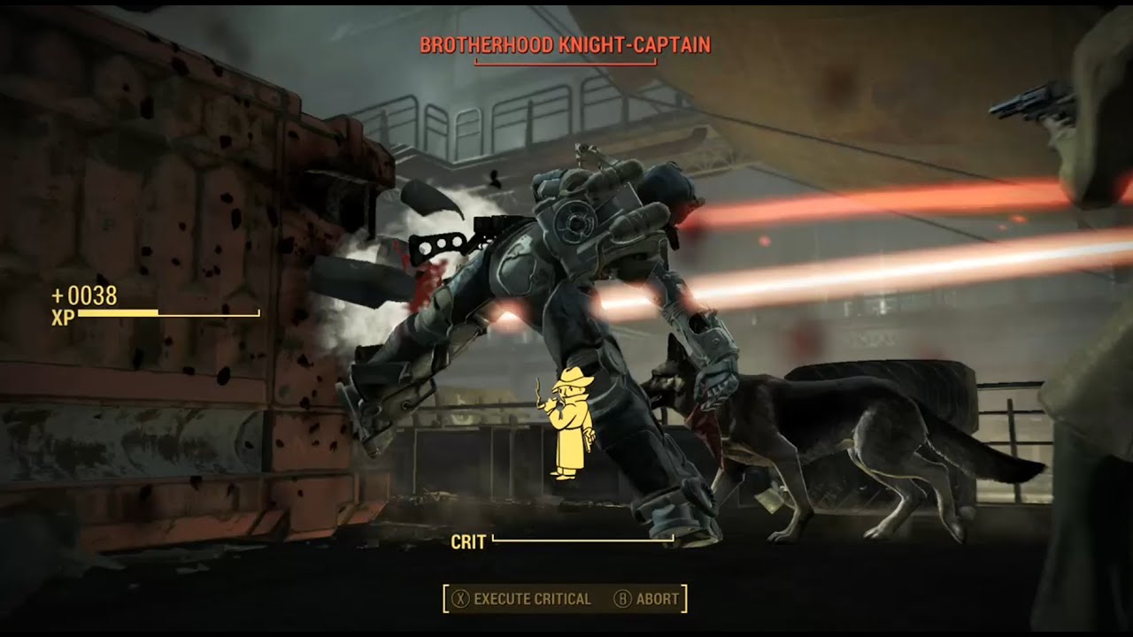 Fallout 4 - Mysterious Stranger KO - YouTube