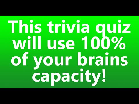Big brain trivia quiz - YouTube