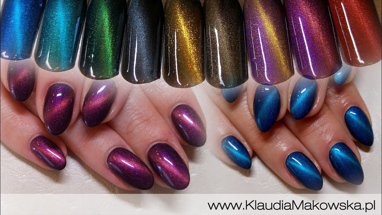 Cat Eye - Indigo Nails - YouTube