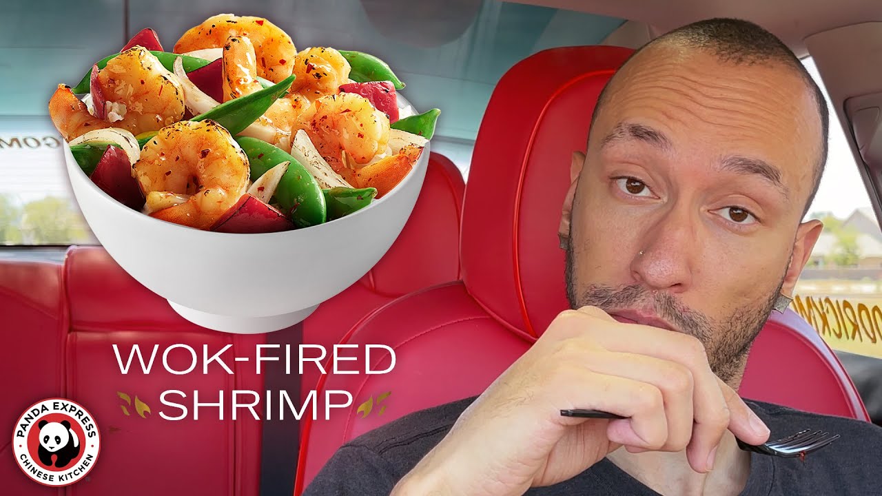 Panda Express NEW Wok-Fired Shrimp (2022) HDR Food Review - YouTube