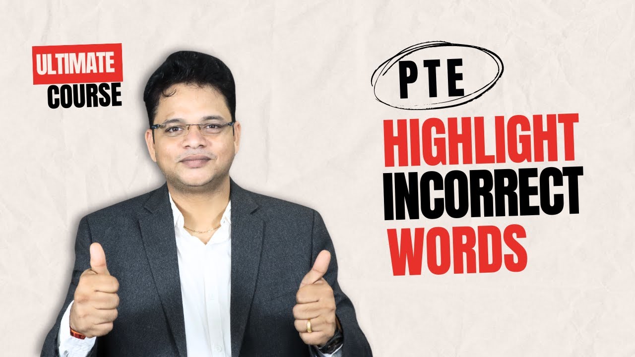 How to Ace the PTE Listening Highlight Incorrect Words Task - YouTube