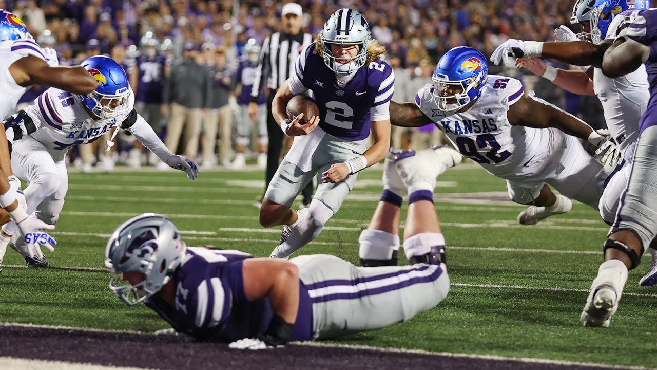 Kansas State finds a way to beat Kansas, again | Power Talk - YouTube