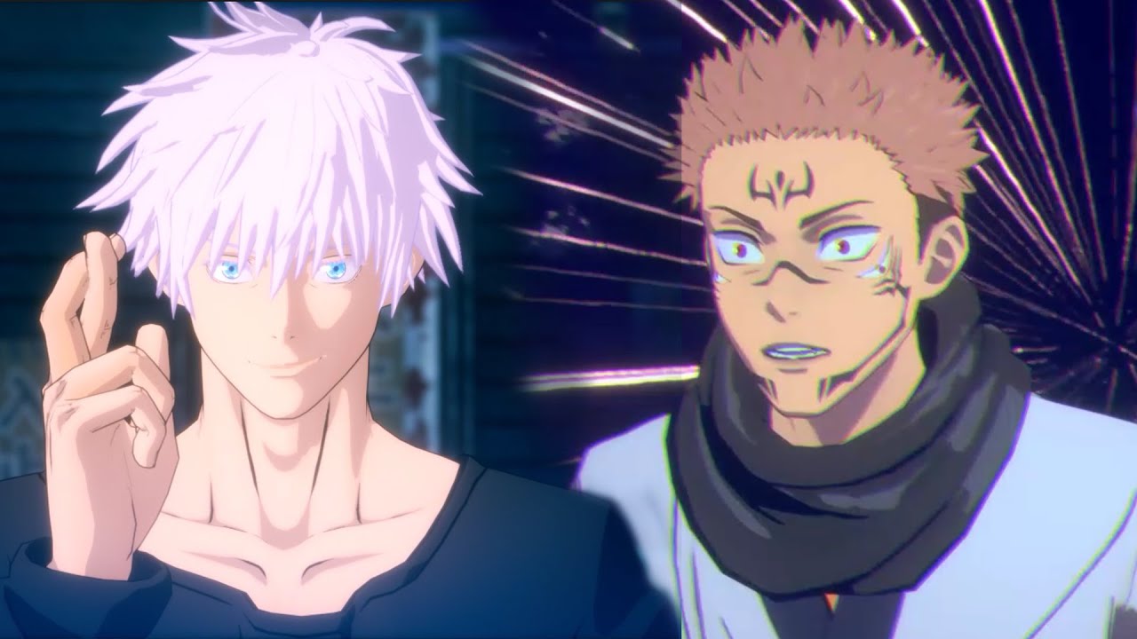 Gojo VS Sukuna 4K 60FPS | Unlimited Void & Hollow Purple Jujutsu Kaisen ...