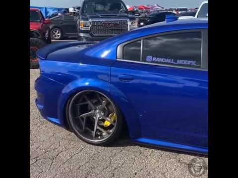 Bagged dodge charger srt hellcat! - YouTube