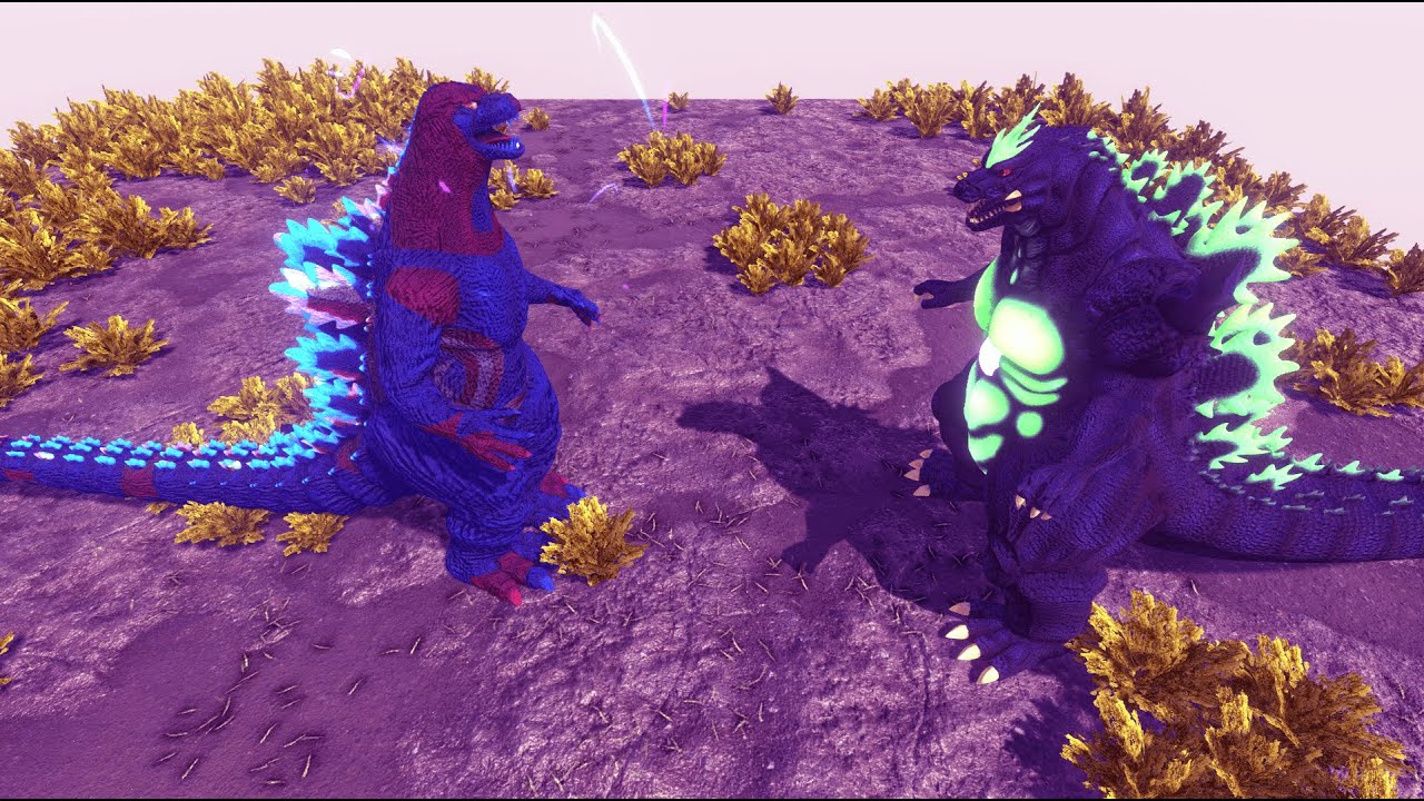 Godzilla VS Godzilla Battle ARBS Animal revolt Battle Simulator - YouTube