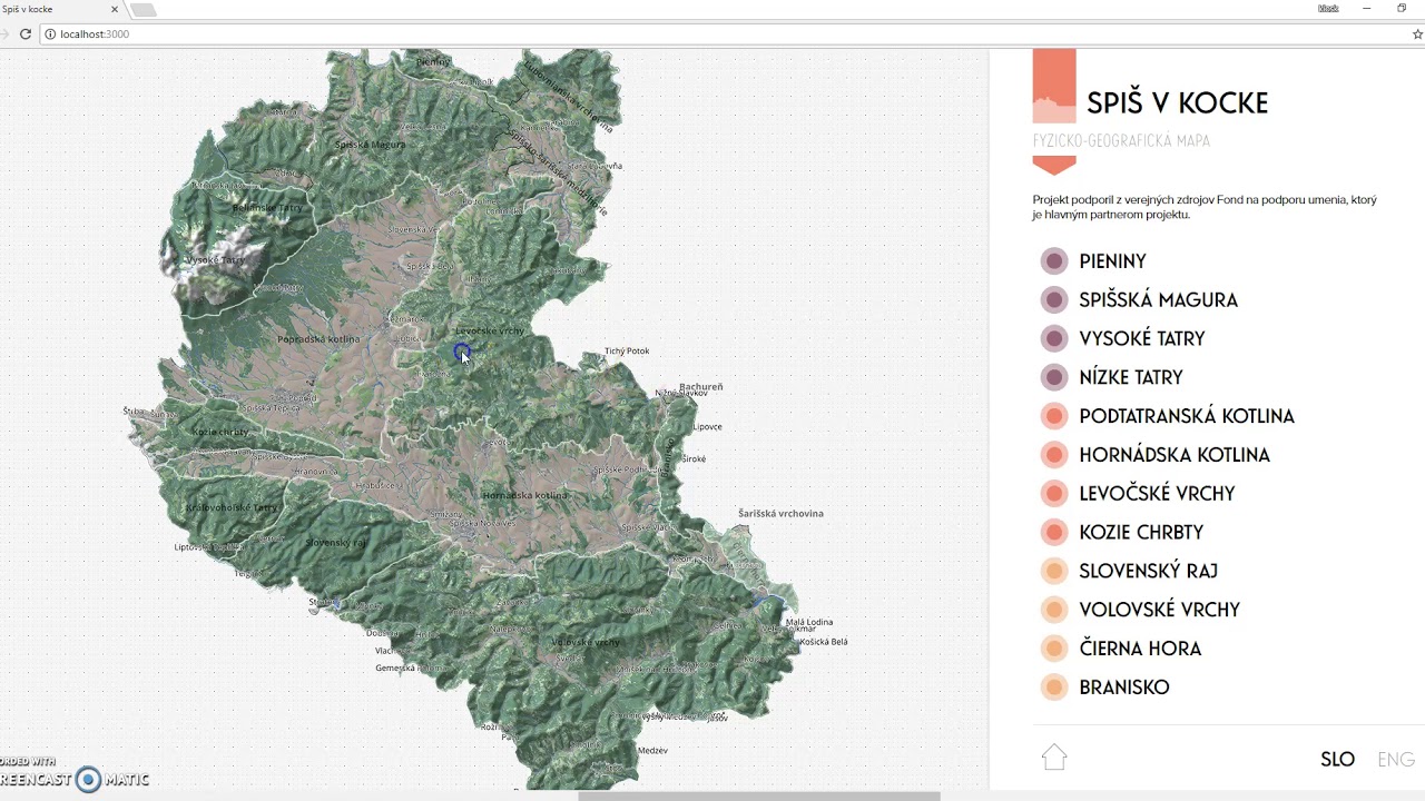 Digitálna mapa „Spiš v kocke“ ukážka - YouTube