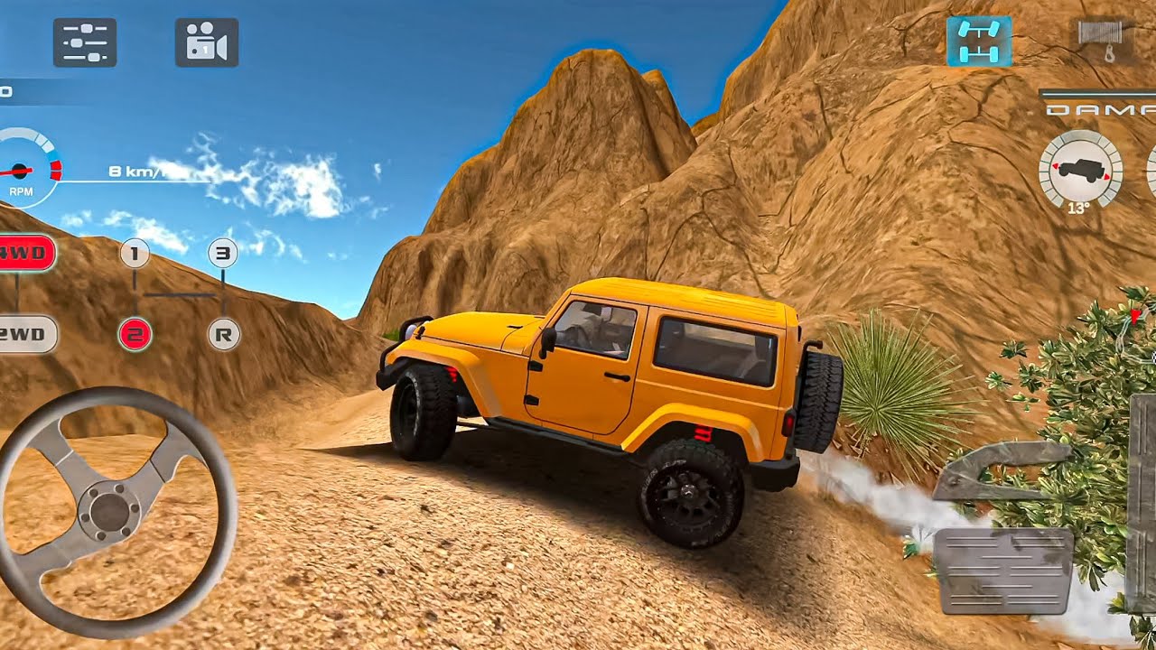 off-road Drive Dessert | Jeep Wrangler | Level 9 - YouTube