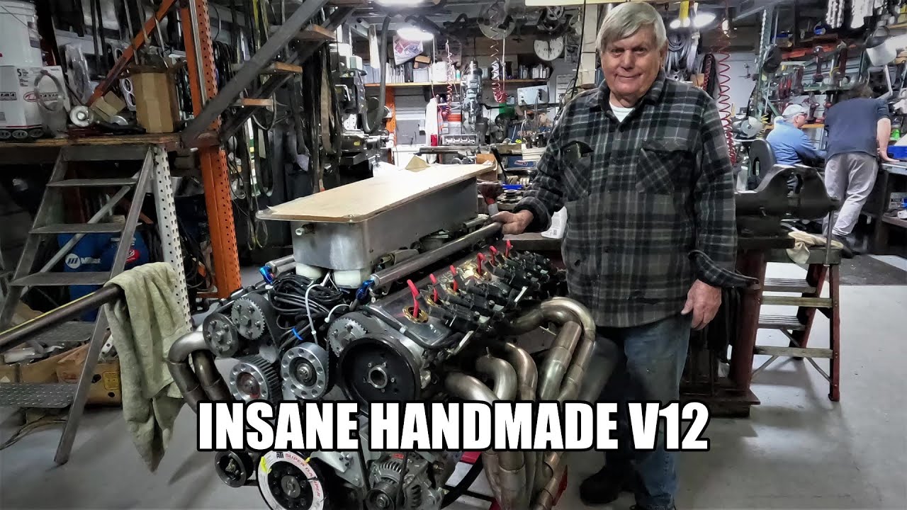 Homemade V12 Engine Start Up - Pure V12 Sound & Shop Talk with Pete ...