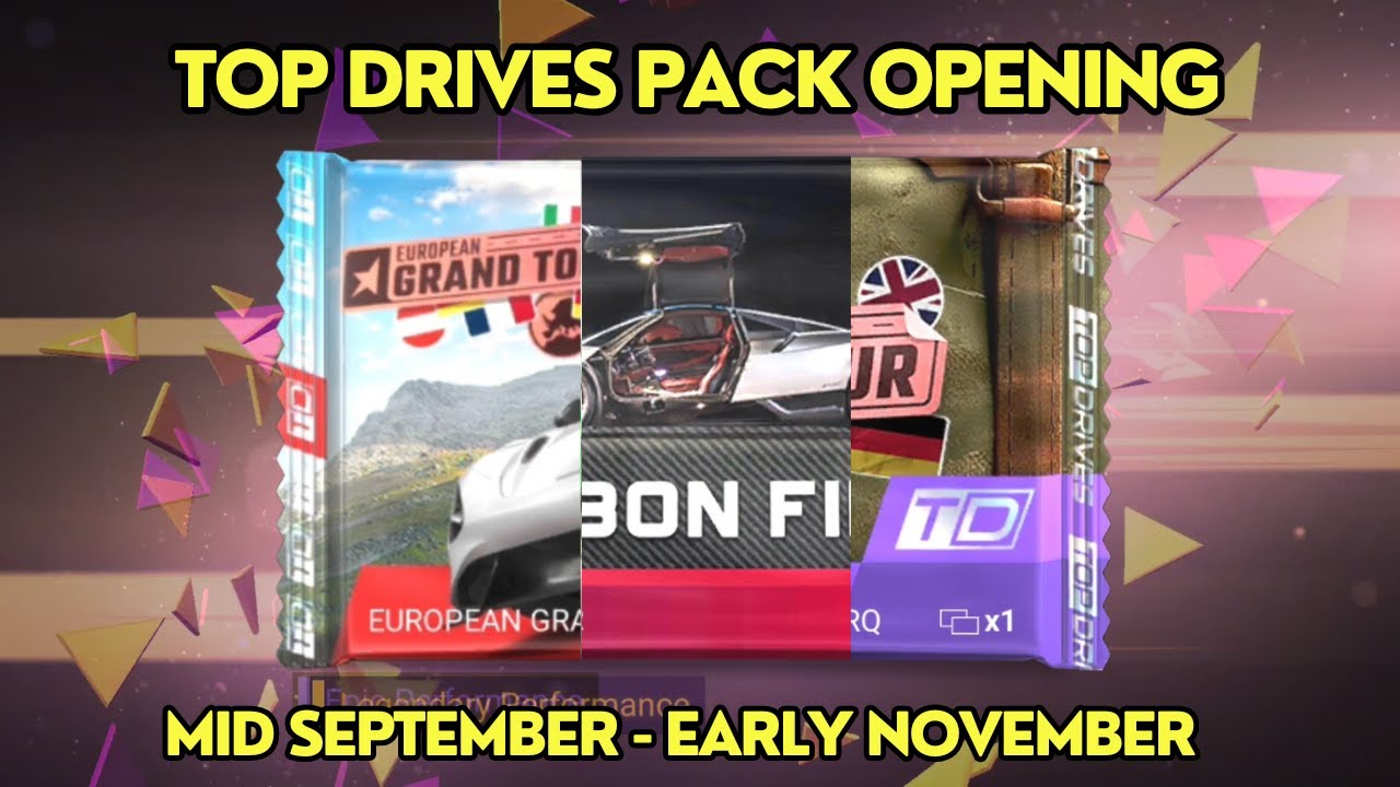 THE BEST OF MY TOP DRIVES PACK OPENING ( MID SEPTEMBER 2024 - EARLY ...