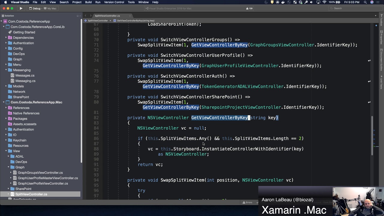 Xamarin .Mac Live Stream from Twitch 02/28/2020 - 1 of 2 - YouTube