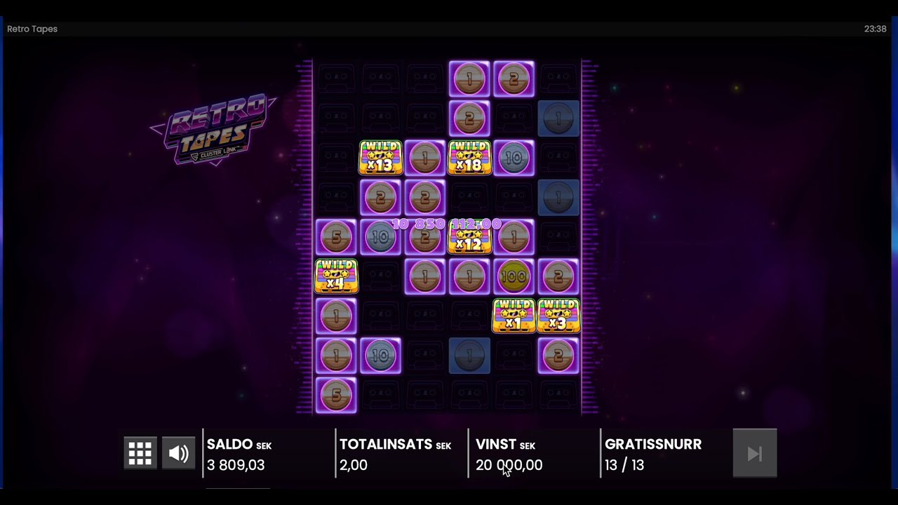 Retro Tapes 5.425.056x MAX WIN World record - YouTube