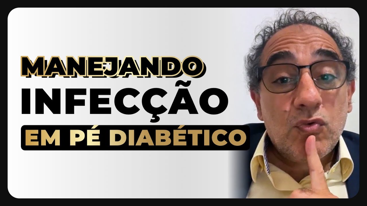 Caso de pé diabético com infecção, o que fazer - YouTube