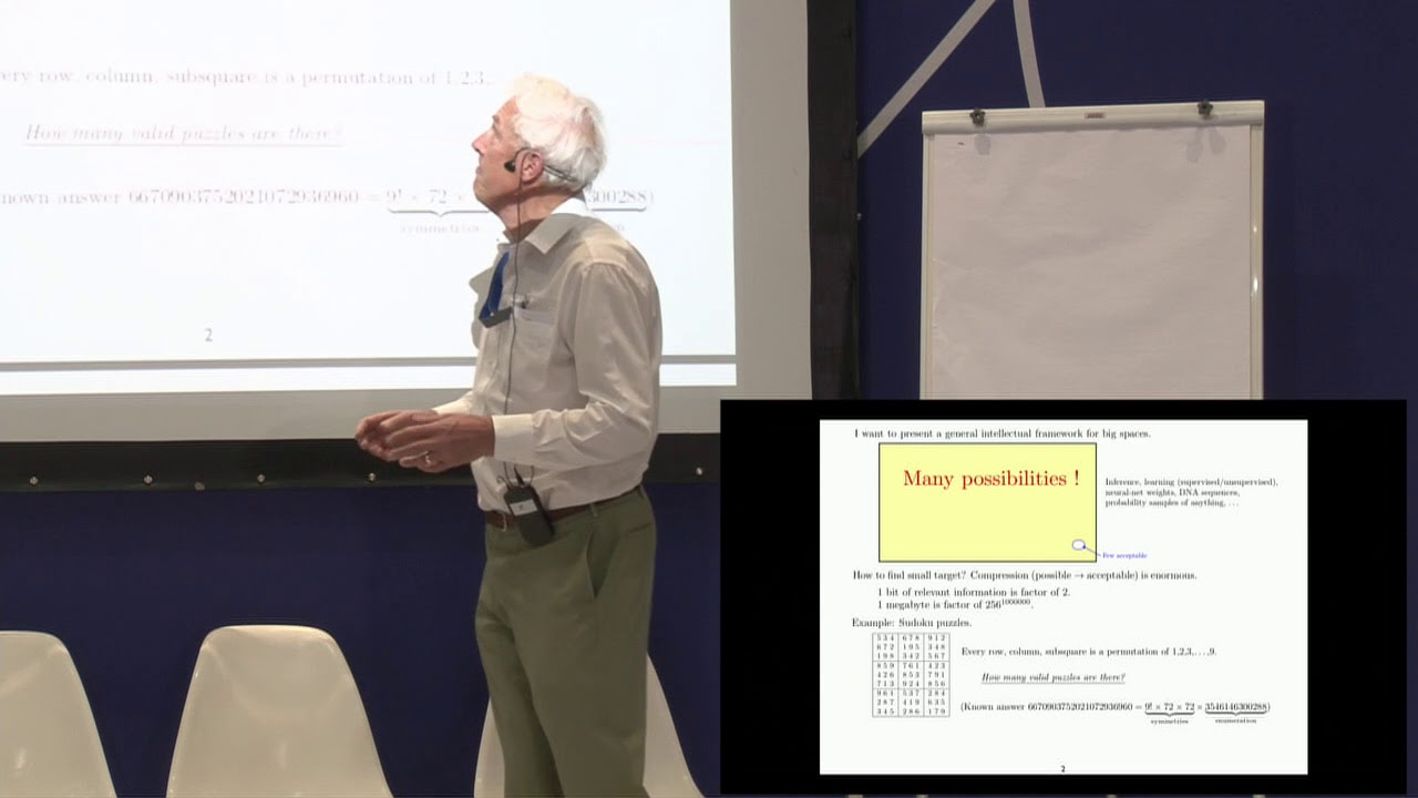 John Skilling Big spaces – Quantification - YouTube