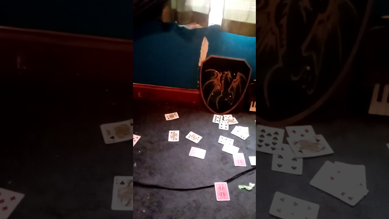 Card throwing - YouTube