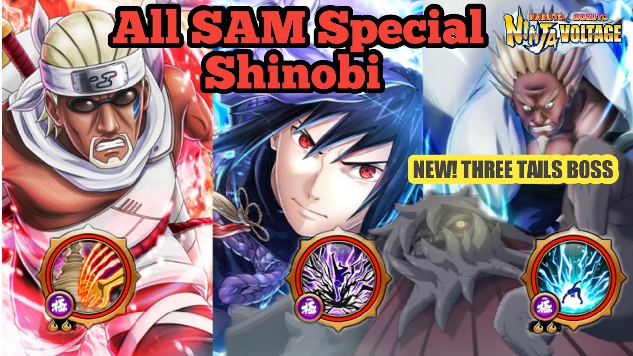 Nxb Nv: All Special Shinobi vs Three Tails Giant Boss SAM 62 - Killer ...