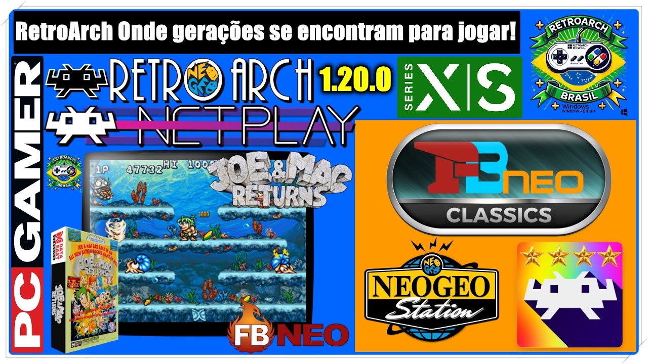 #pcgaming RetroArch Conectando Gerações pelo Netplay #retroarch# ...