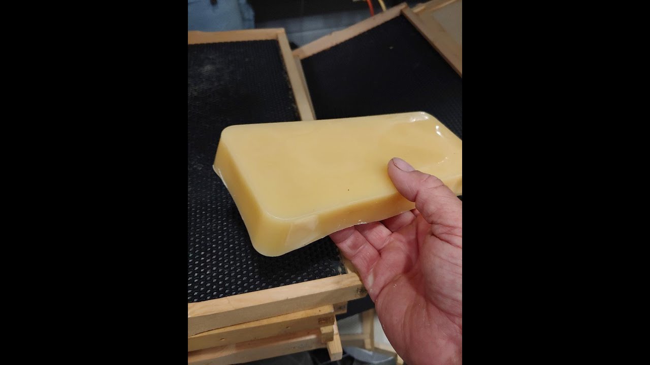 The Worlds Best Way To Process Bees Wax - YouTube