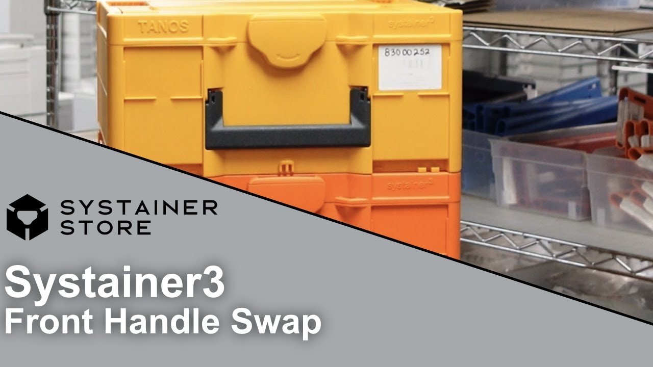 Systainer3 Front Handle Swap - YouTube